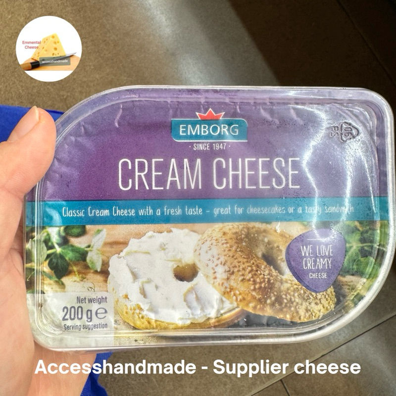 Jual Emborg Cream Cheese Supplier keju import 200gr Classic Creamy ...