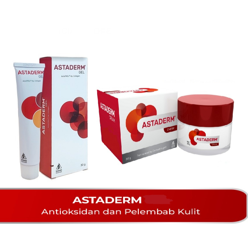 Jual Astaderm Cream - Astaderm Gel - Antioksidan & Pelembab Wajah ...