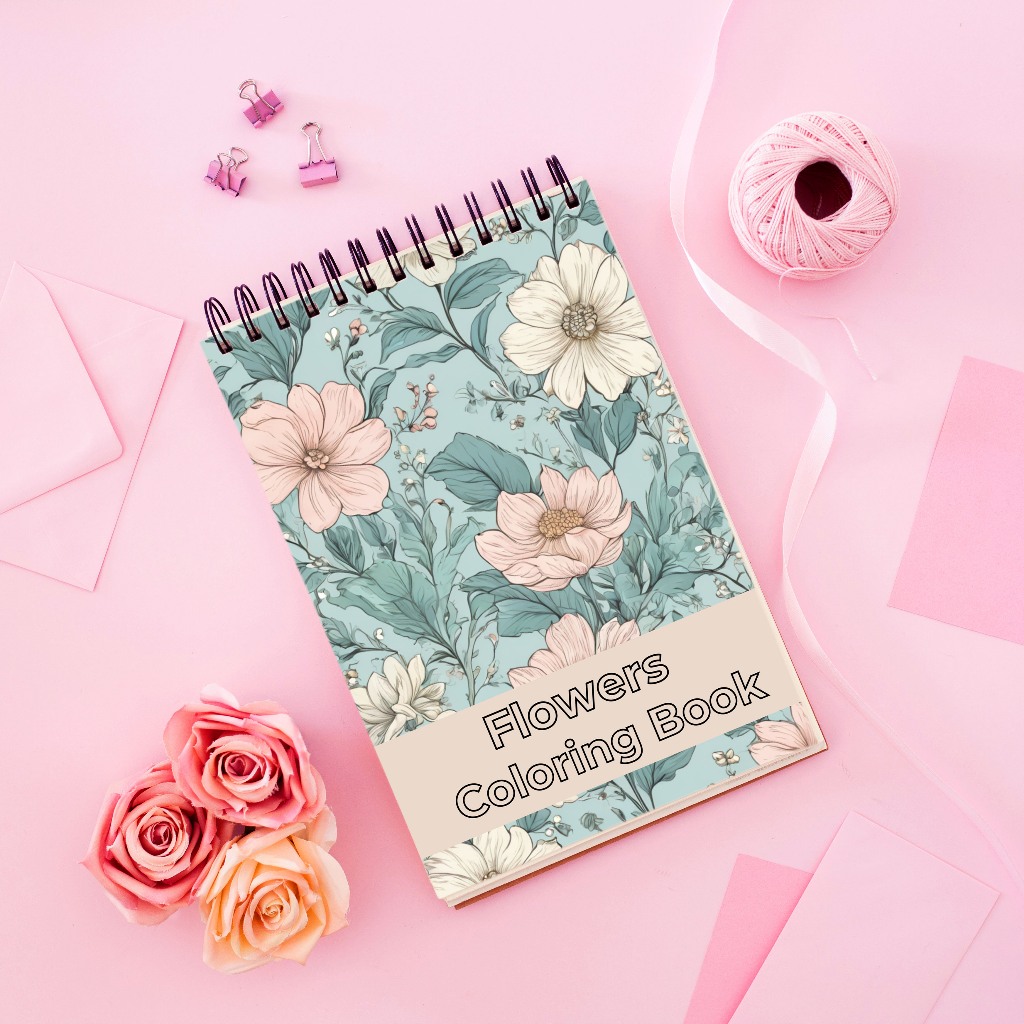 Jual Buku Mewarnai Flowers Coloring Book for Antistress untuk Dewasa ...
