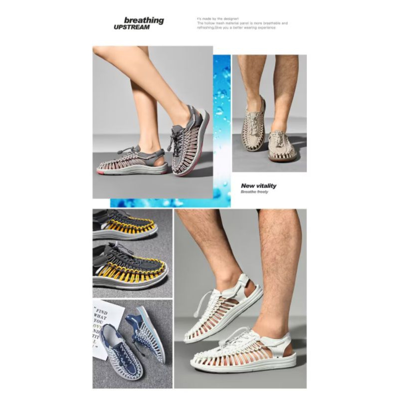 Jual Sepatu Sendal jaring / Sepatu Sendal Gunung pria wanita ala KEEN ...