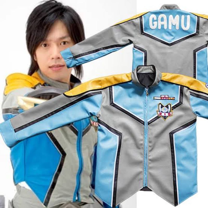 Jual Ultraman Gaia XIG Uniform Jaket Kulit Ultraman Gaia Jaket Reflika ...