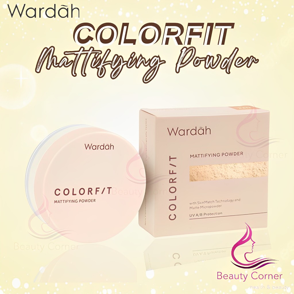 Jual Wardah Colorfit Mattifying Powder - 15g | Shopee Indonesia