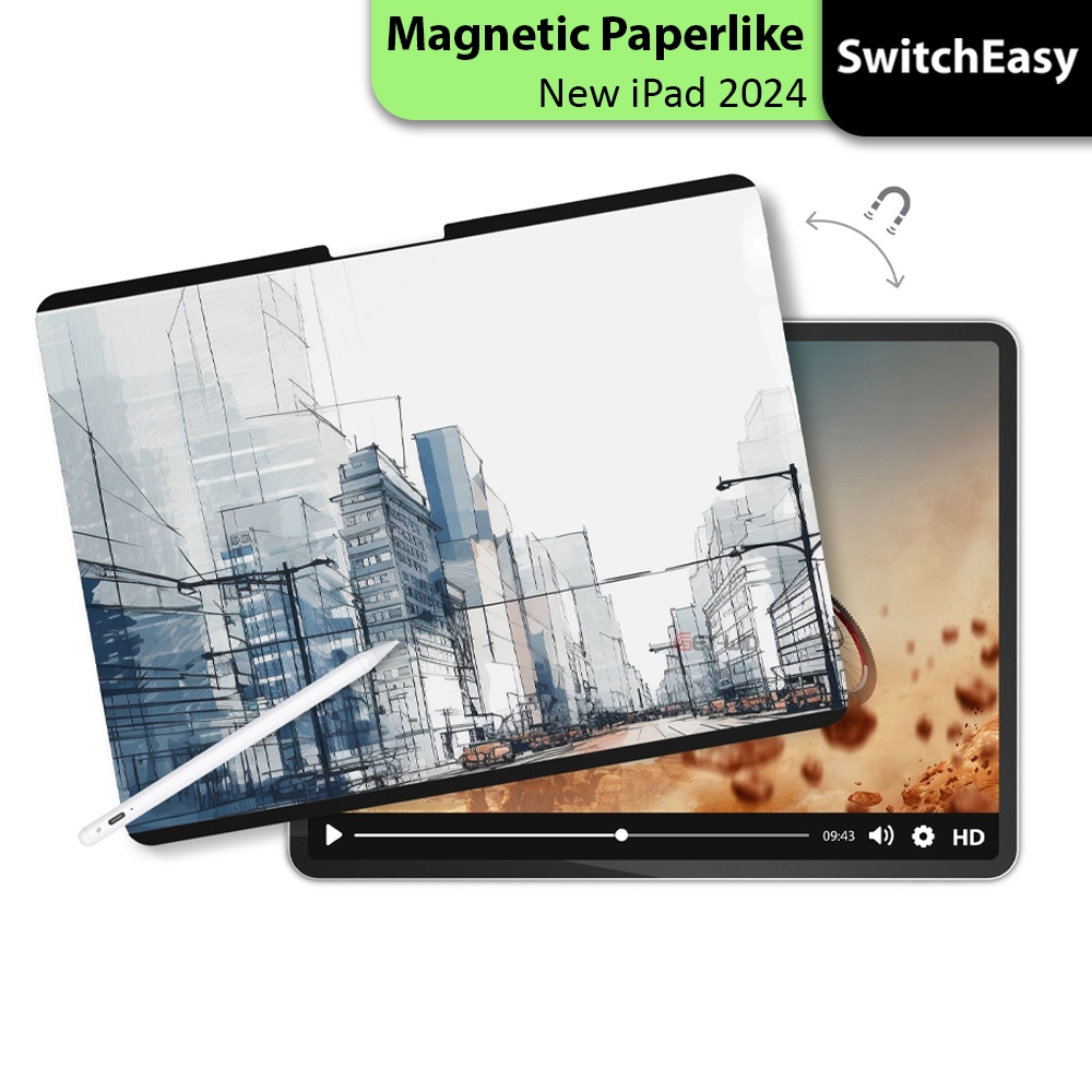 Jual Magnetic Paperlike iPad Pro 11 13 Air Switcheasy SwitchPaper ...