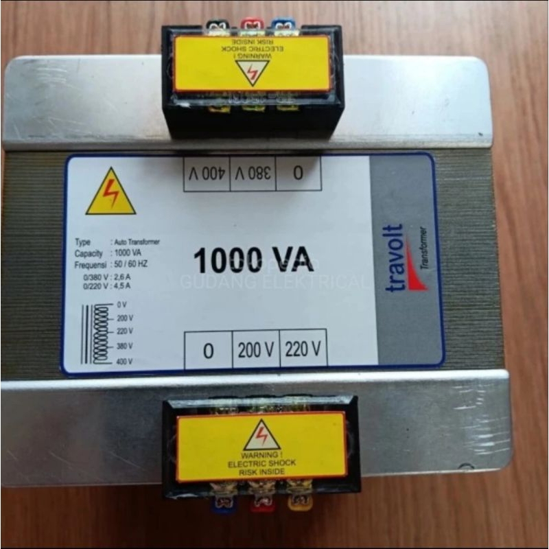 Jual Trafo Step Up Down Auto 1000VA 380V/400V - 200V/220V | Shopee Indonesia