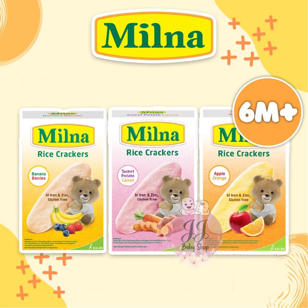 Jual Milna Rice Crackers 5x4gr(Crackers 6 Bulan+) | Shopee Indonesia