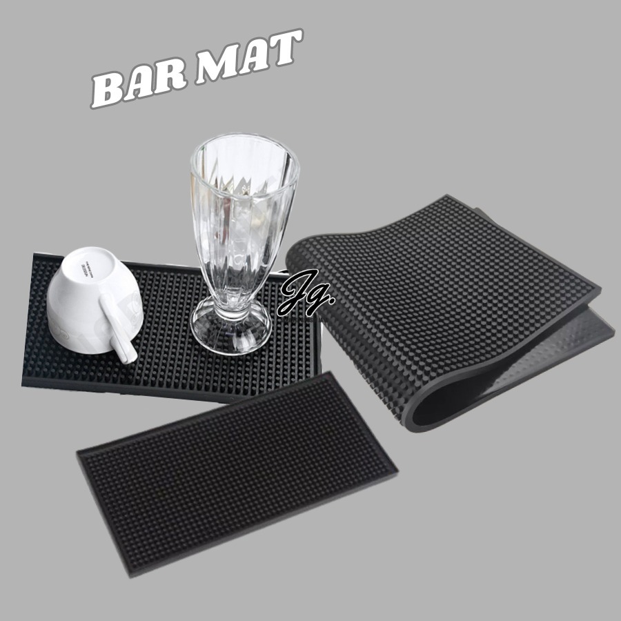 Jual bar mat bartender rubber anti slip / tatakan gelas piring meja bar ...