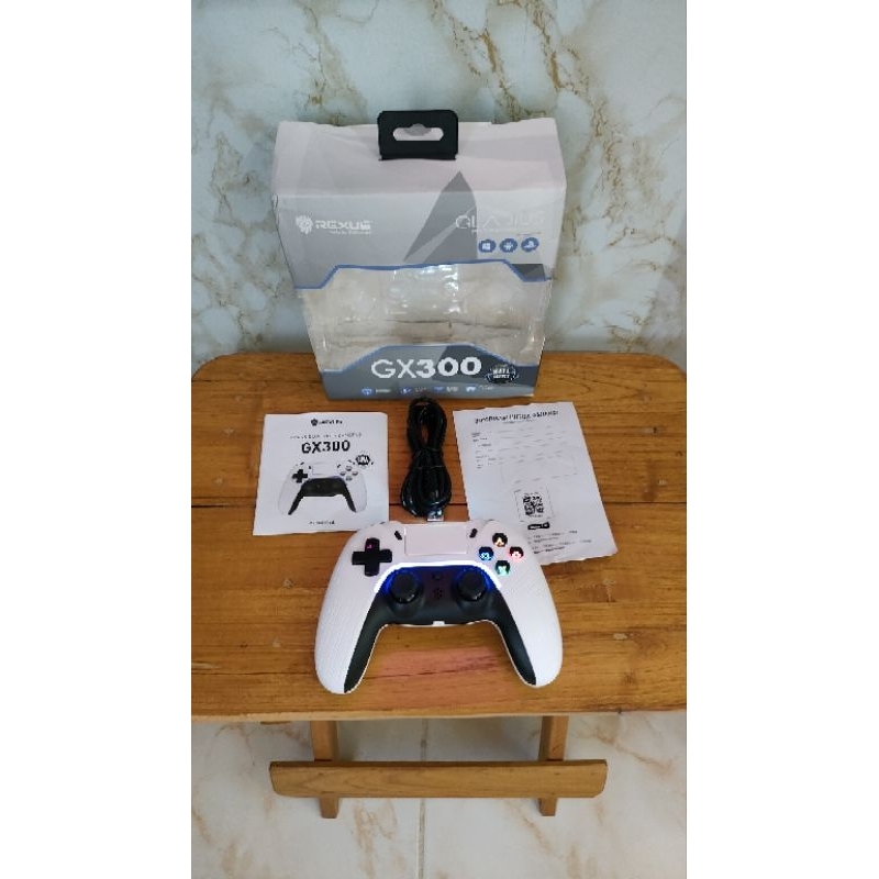 Jual Rexus GX300 Gen 2 V2 Gamepad Joystick PS4 Bluetooth Wireless warna ...