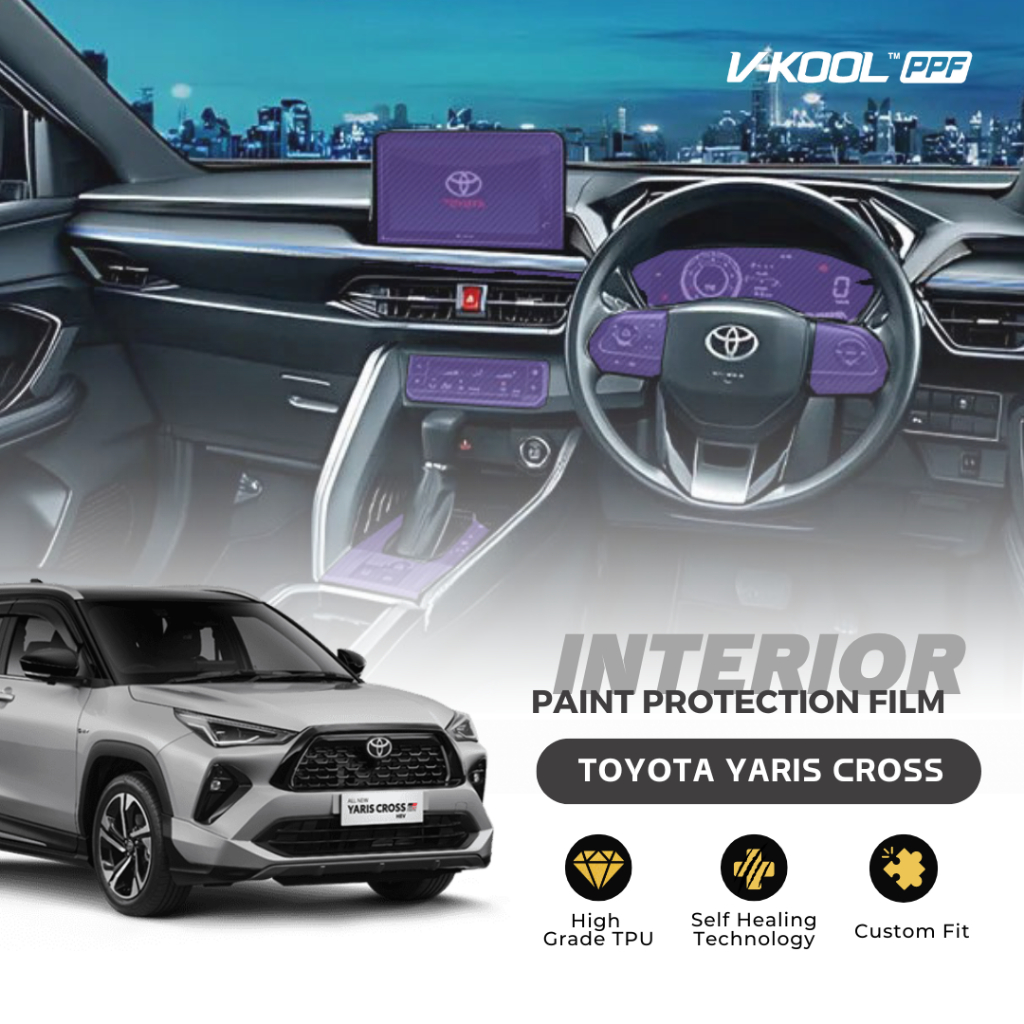 Jual VKOOL PPF Interior Protector Toyota Yaris Cross 2023 / Anti Gores ...