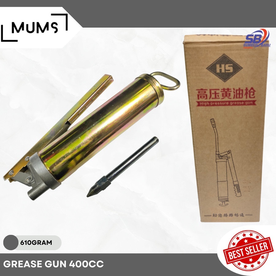Jual Alat Tembak Pompa Gemuk Gomok HS 400 cc High Pressure Hand Grease ...