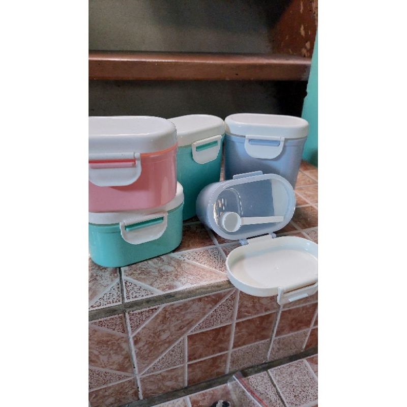 Jual Kotak susu bubuk bayi || wadah penyimpanan susu bayi || kotak ...