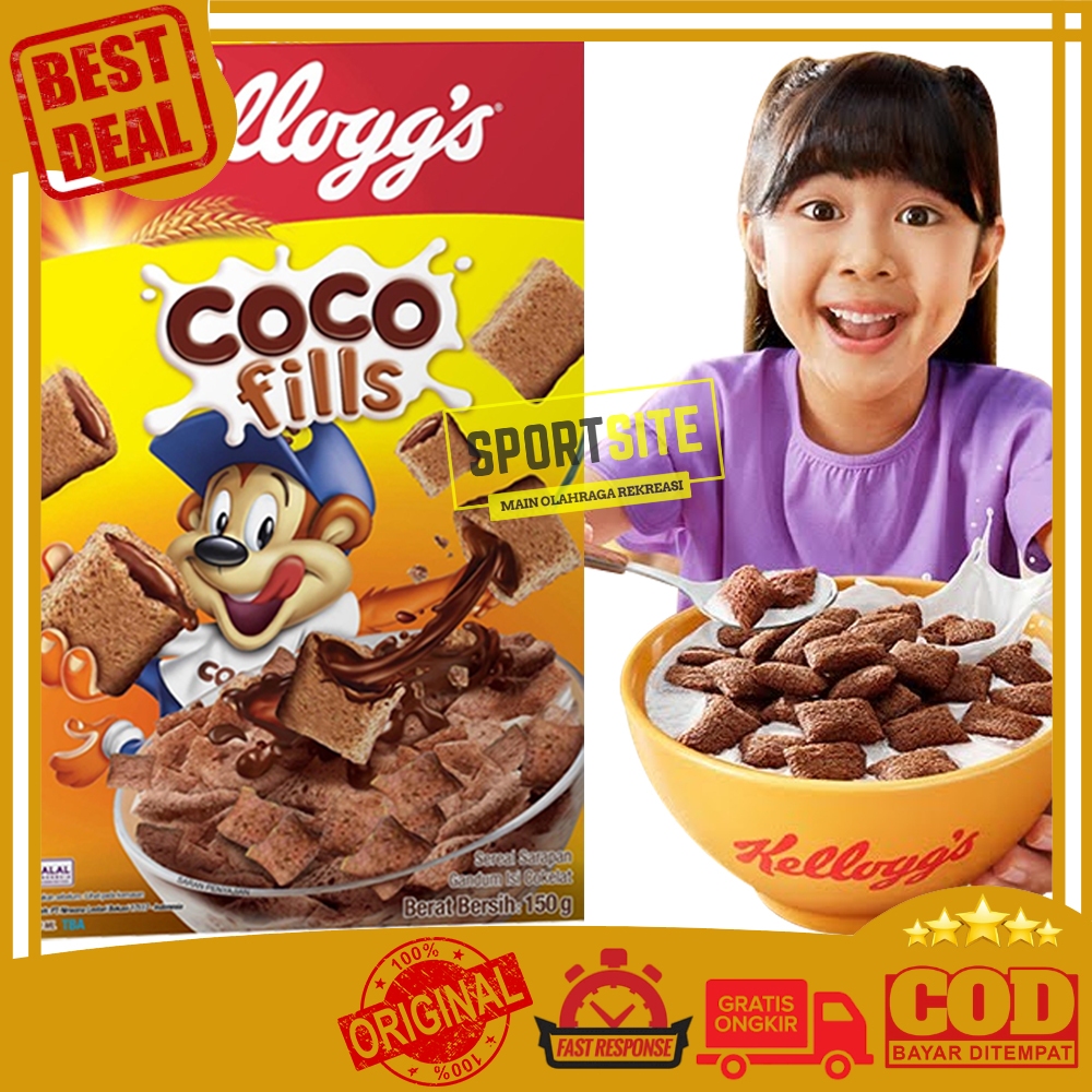 Jual Kelloggs Coco Fills 150 300 g Cokelat Makanan Ringan Sarapan ...