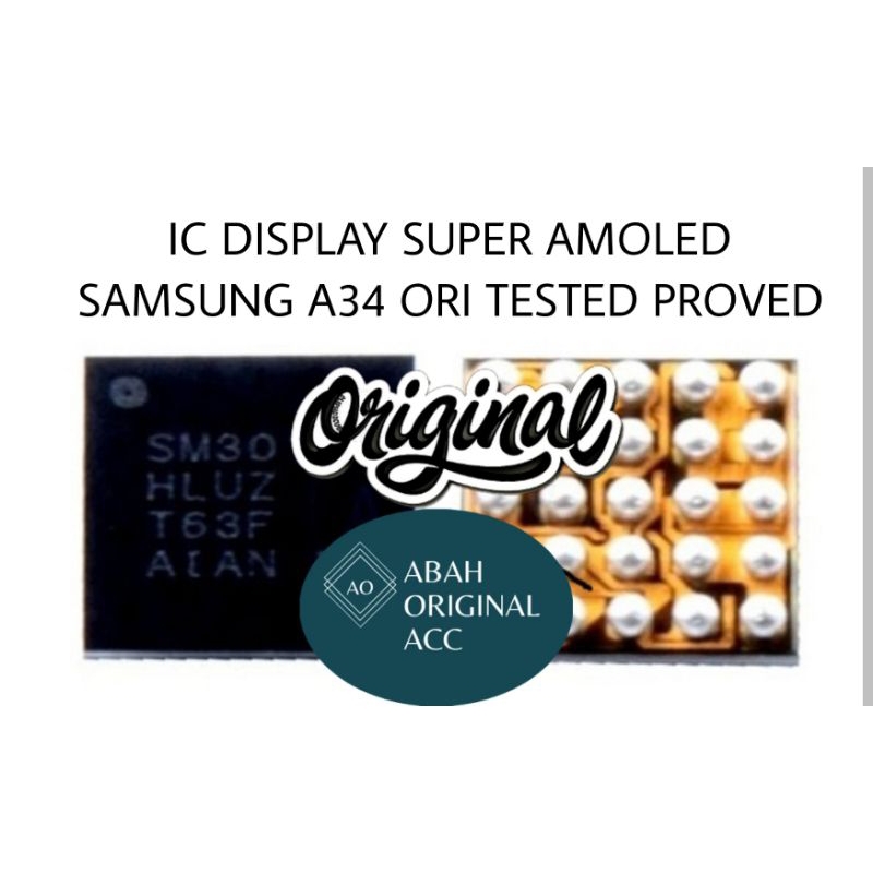 Jual IC DISPLAY SUPER AMOLED SAMSUNG A34 ORI TESTED PROVED | Shopee ...