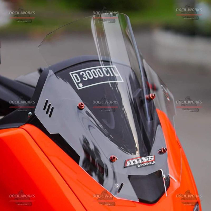 Jual visor nmax tdr v4 - visor windshield nmax new old - tebal 3mm ...