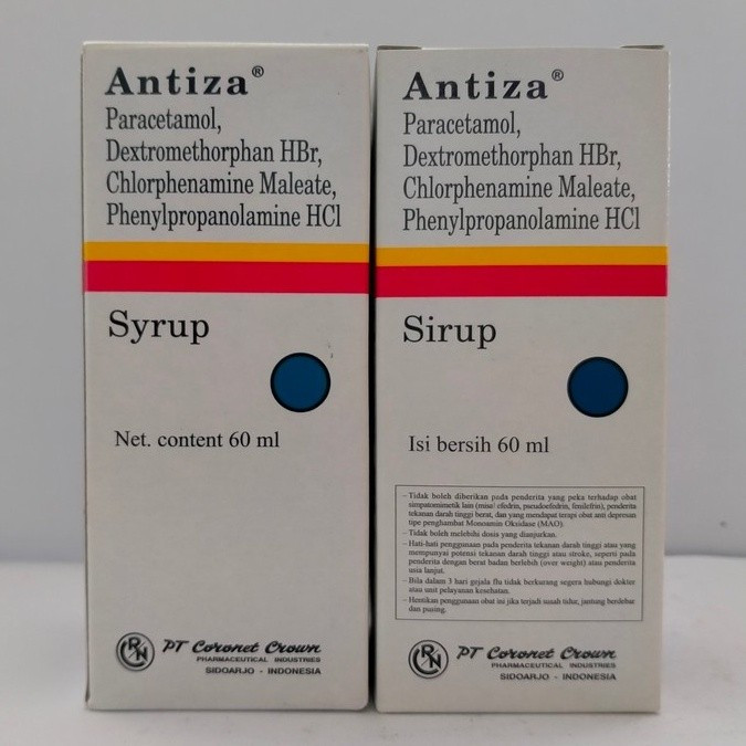Jual Antiza Sirup 60 Sirup / Obat Batuk dan pilek | Shopee Indonesia