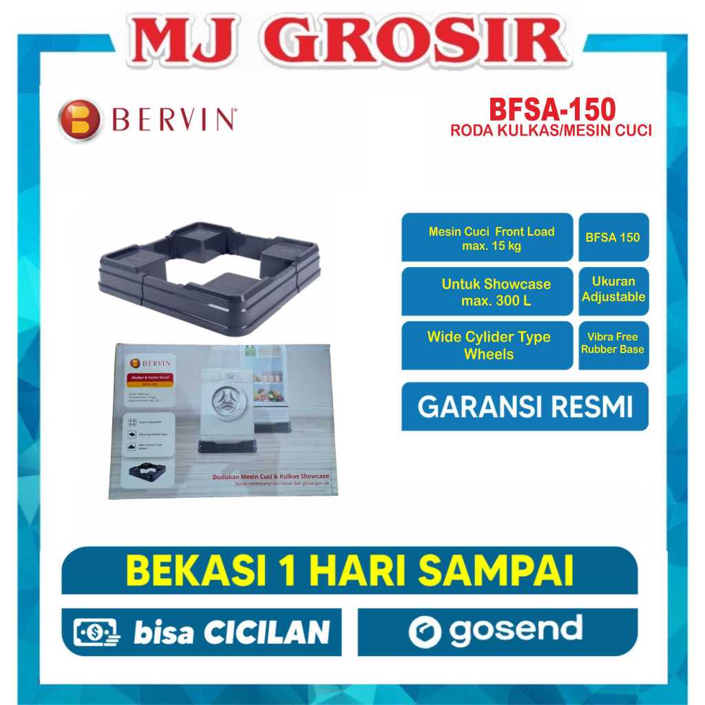 Jual BERVIN BFSA 150 DUDUKAN ALAS KULKAS / LEMARI ES MESIN CUCI ...