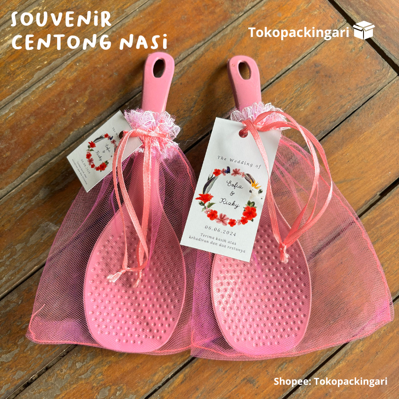 Jual Souvenir Centong Nasi | Kartu Souvenir Centong Nasi | Kertas Souvenir | Souvenir Pernikahan ...