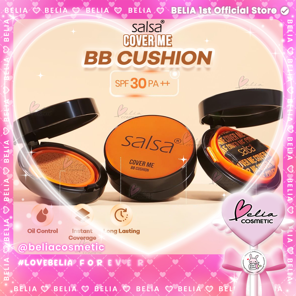 Jual BELIA SALSA Cover Me BB Cushion | SPF 30 | Foundation | Make Up ...