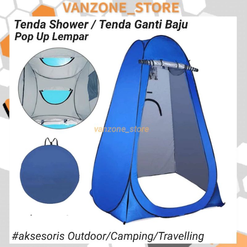 Jual [VANZONE] Tenda Toilet Shower Camping Lipat Portable Pop Up Mandi ...