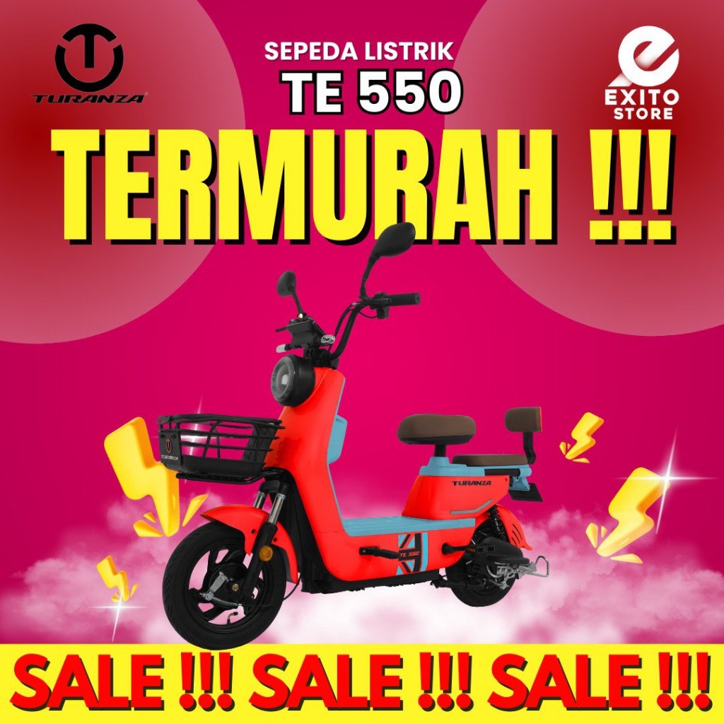 Jual SEPEDA LISTRIK TURANZA TE 550 TE550 Garansi Resmi | Shopee Indonesia