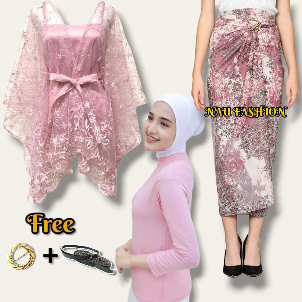 Jual Paket Kondangan 5in1 - Oneset Cardi Brukat Baju Kondangan Wanita ...
