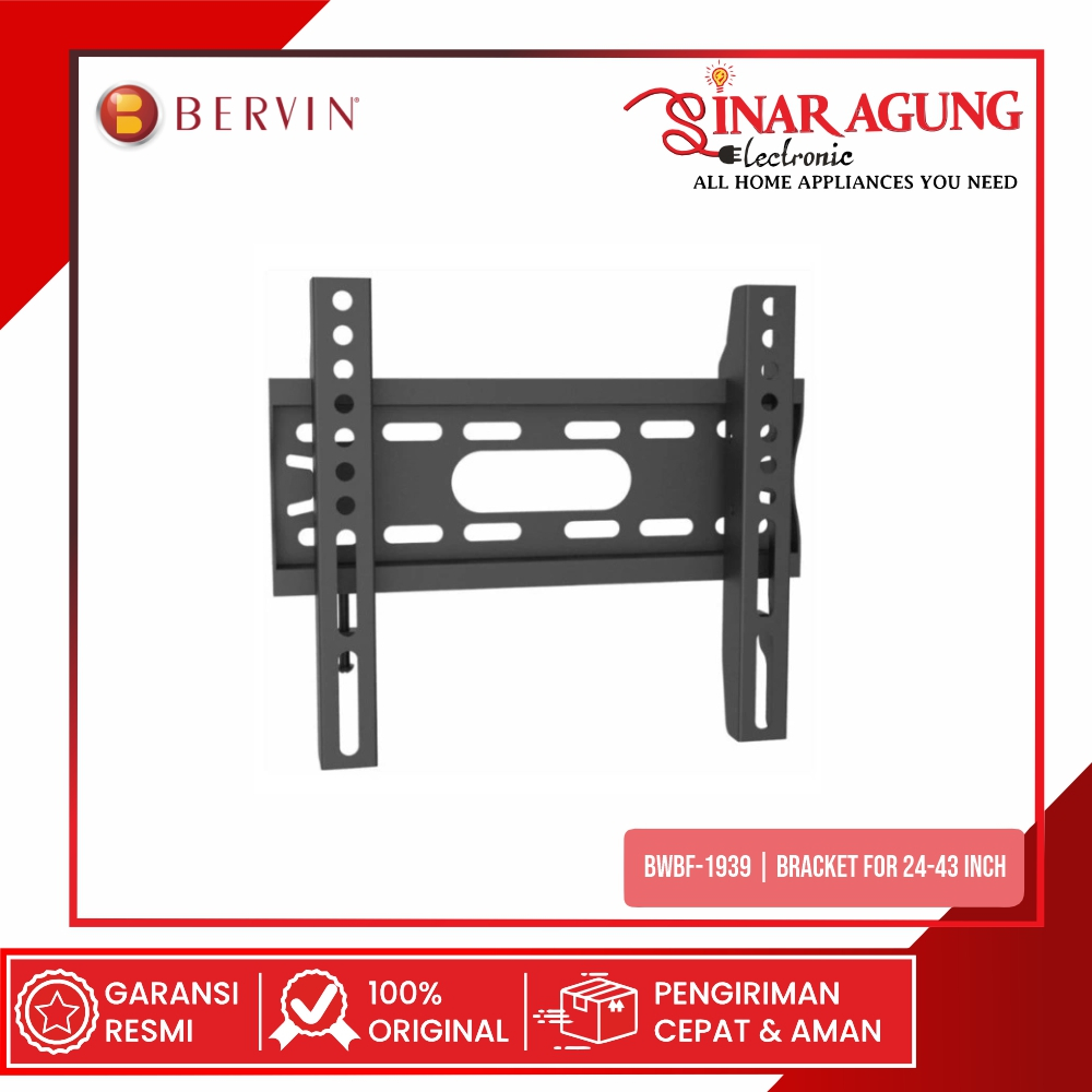 Jual BERVIN BWBF-1939M / BWBF1939M WALL BRACKET FOR 24-43 INCH | Shopee ...