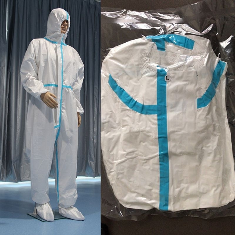 Jual COD BAJU MEDIS APD | HAZMAT SUIT | PREMIUM | MICROPORUS ...