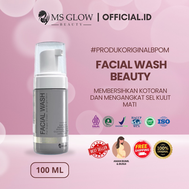 Jual MS GLOW - FACIAL WASH MS GLOW / SABUM MUKA MS GLOW - PEMBERSIH ...