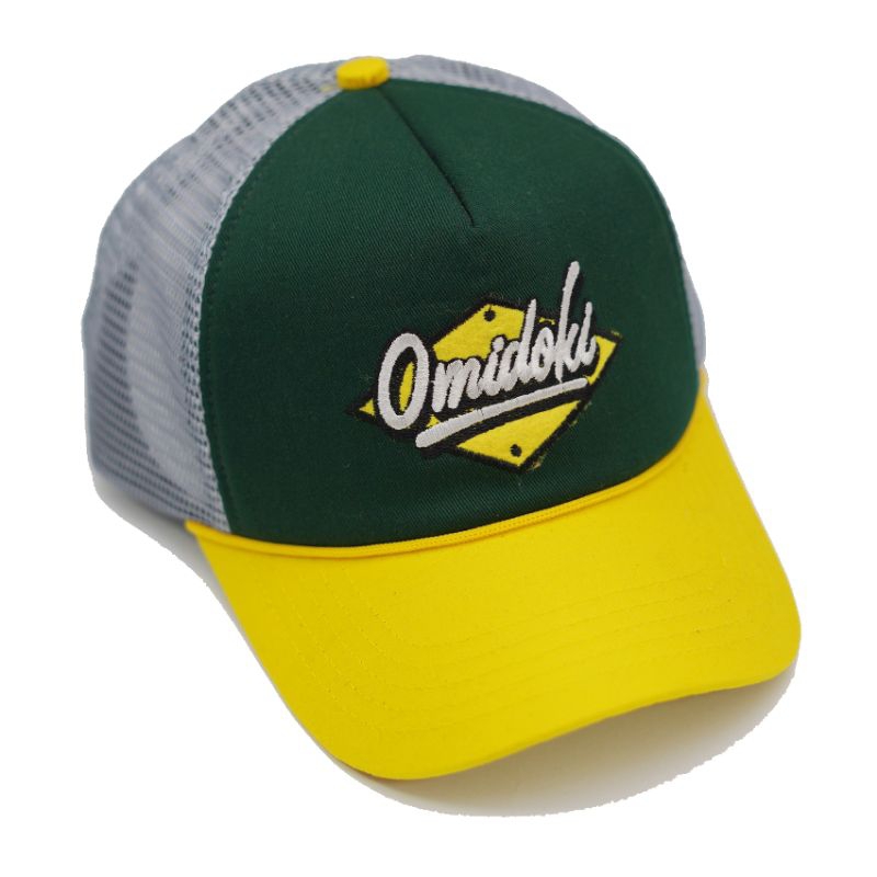 Jual TRUCKER HAT OMIDOKI TOPI JARING PRIA DISTRO ORIGINAL HIJAU KUNING ...