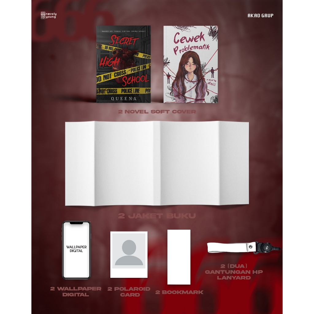 Jual Novel SHS : Secret High School - Queena - Akad - Gratis Packing ...