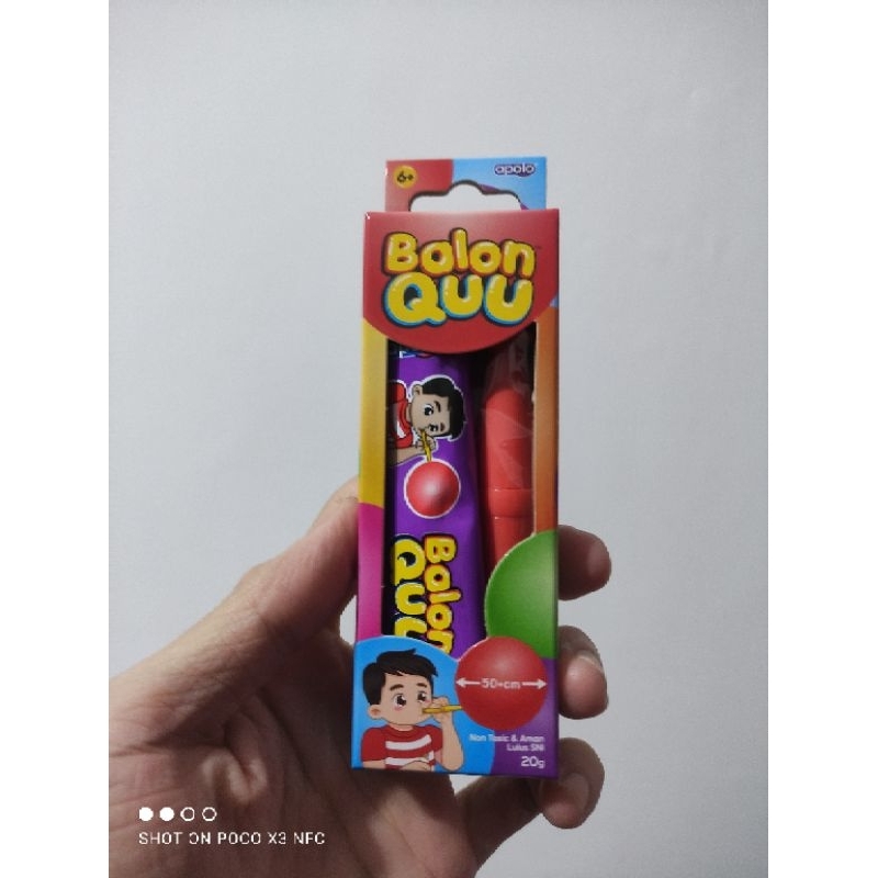 Jual Apolo Balon Quu Mainan Anak Assorted (ungu) | Shopee Indonesia
