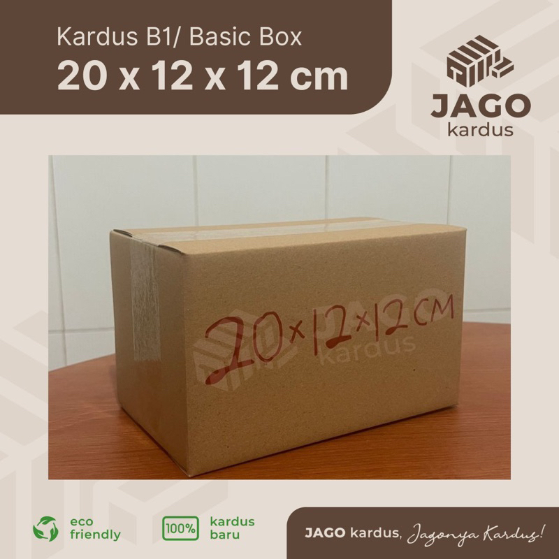 Jual Kardus Box Baru Polos Uk 20x12x12 | Shopee Indonesia