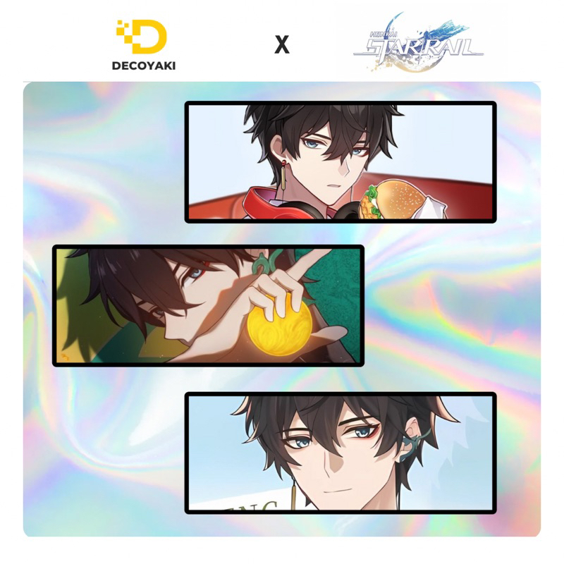 Jual Sticker Slap Hologram Dan Heng Honkai Star Rail, Stiker Hologram ...