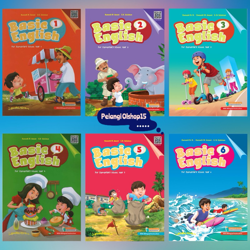 Jual BUKU BASIC ENGLISH SD/MI KELAS 1 2 3 4 5 6 KURIKULUM MERDEKA ...