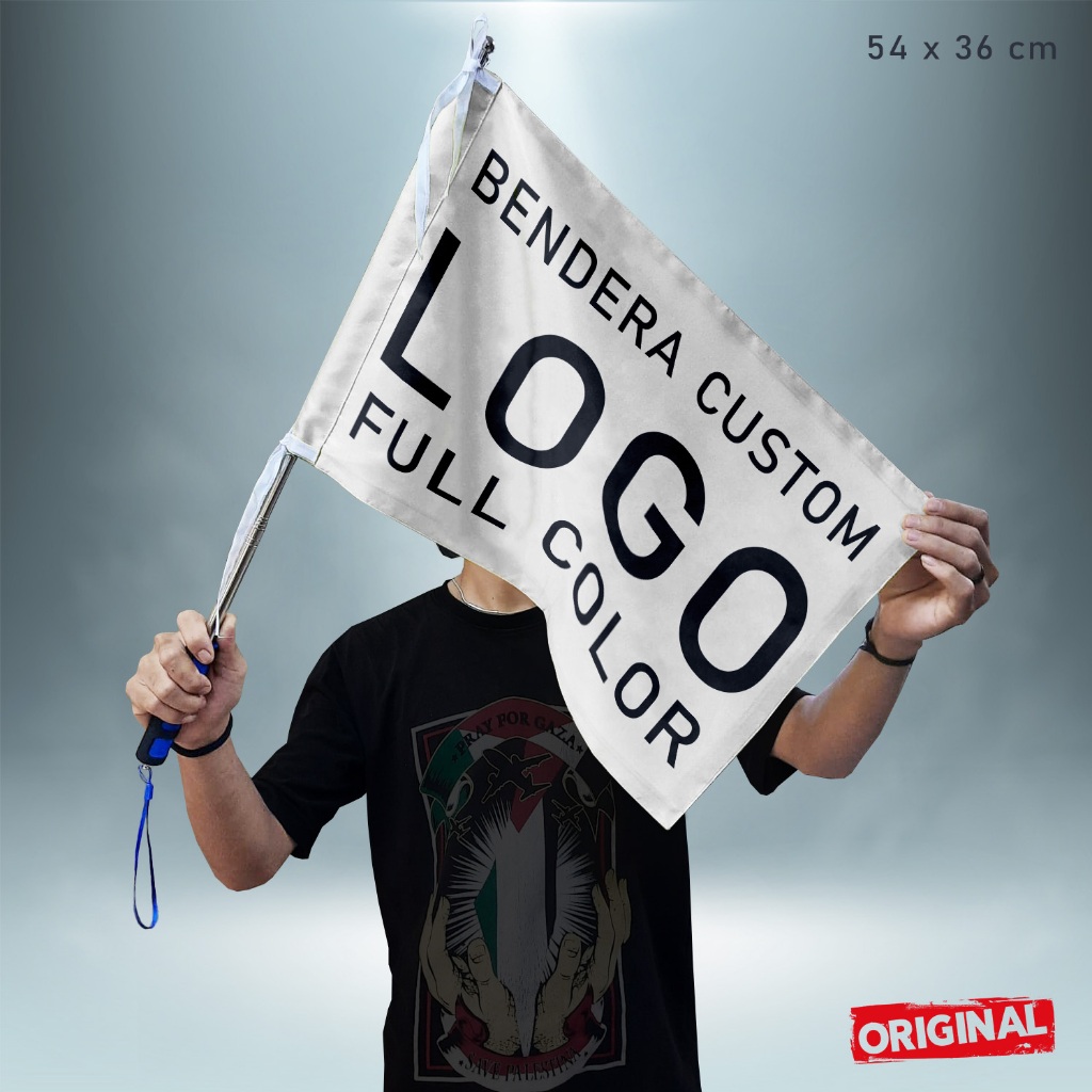 Jual Cetak Bendera Custom Tour Guide, Custom Bendera Segiempat, Travel ...