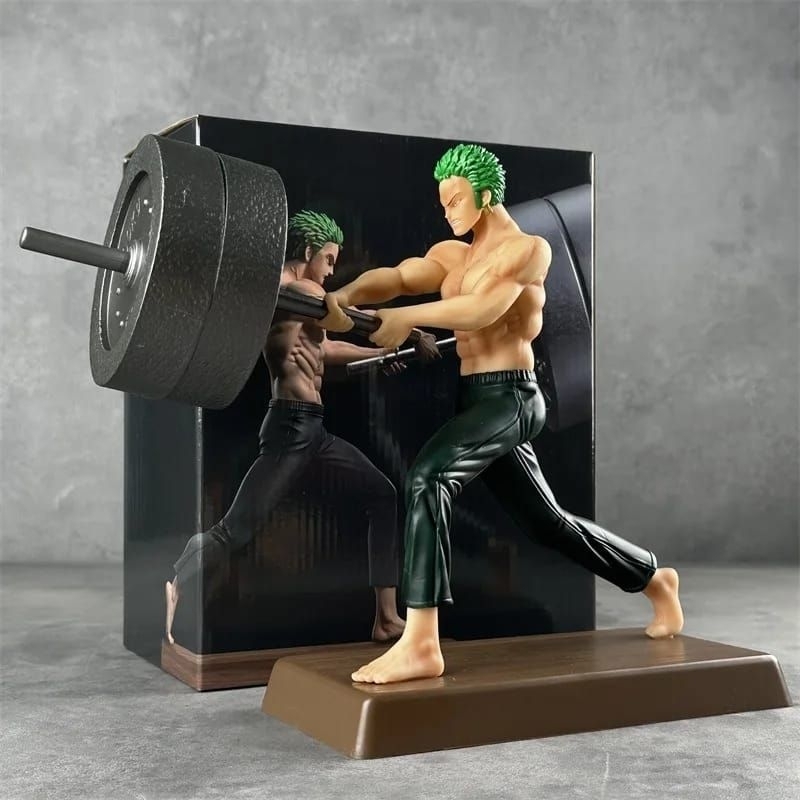 Jual one piece roronoa zoro fitness action figure | Shopee Indonesia