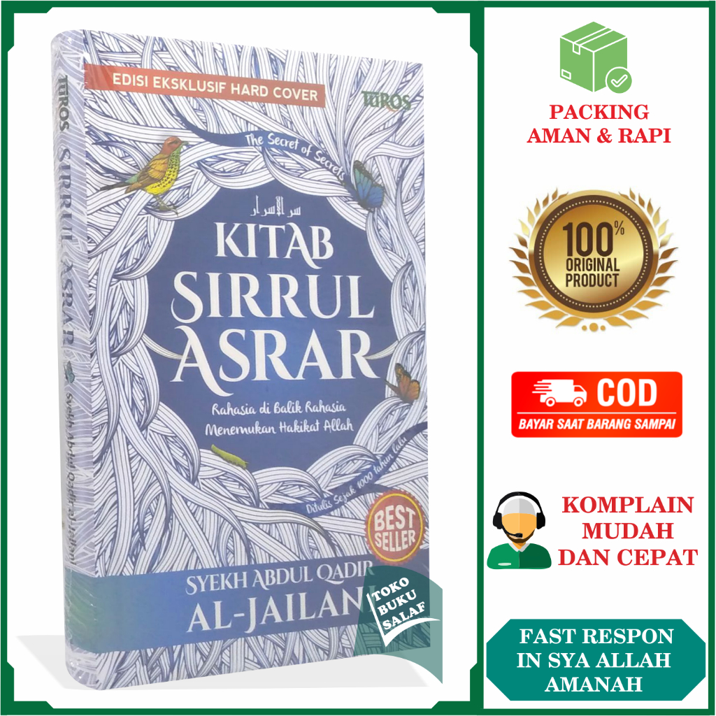 Jual Kitab Sirrul Asrar Rahasia Menemukan Hakikat Allah Karya Syekh Abdul Qadir Al-Jailani ...