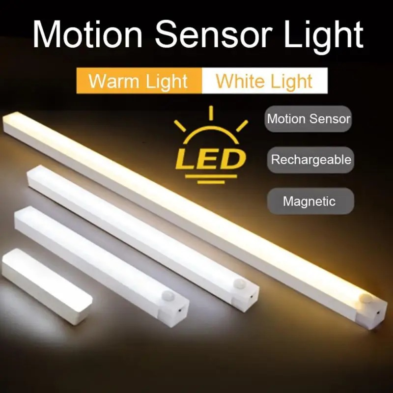 Jual Lampu Sensor Gerak Magnetic Motion Sensor Lampu Stick Panjang LED ...