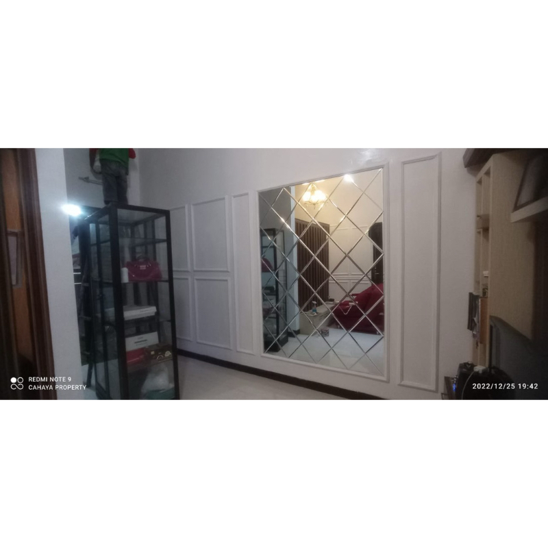 Jual Custom 110x260 Tebal 5mili Bevel 1cm FREE PACKING KAYU DAN DOUBLE ...