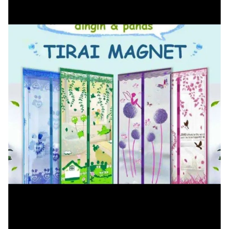 Jual Tirai Magnet Anti nyamuk/Tirai Magnet Pintu 90cmx120cm | Shopee ...