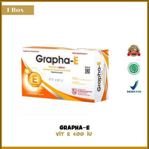 Jual VIT E 400IU - GRAPHA E Dewasa | Shopee Indonesia