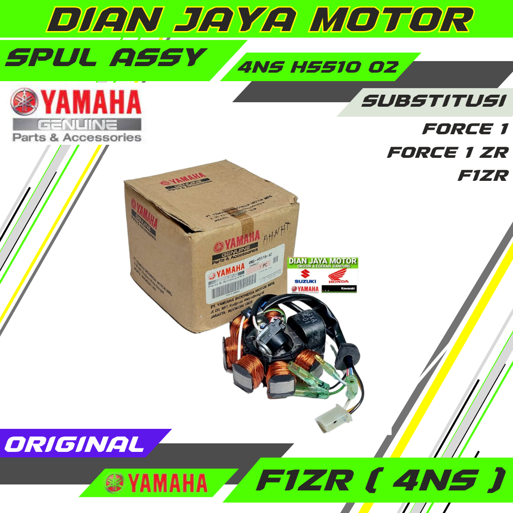 Jual Spul FIZR 4NS ORI YAMAHA Sepul Force 1 Force 1 ZR F1zr Stator Assy | Shopee Indonesia