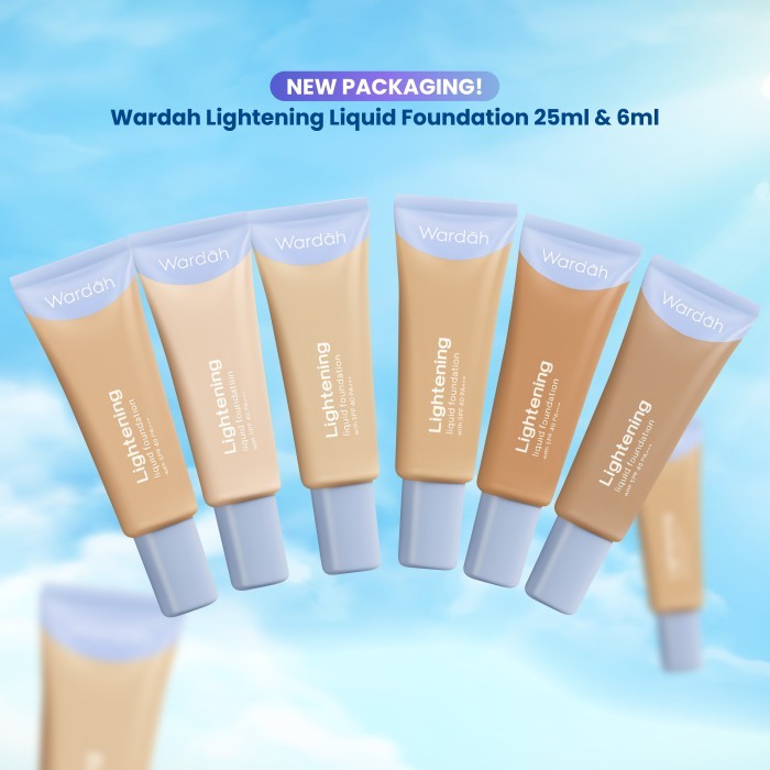 Jual WARDAH LIGHTENING LIQUID FOUNDATION 40 PA+++ 25ML (kemasan baru ...