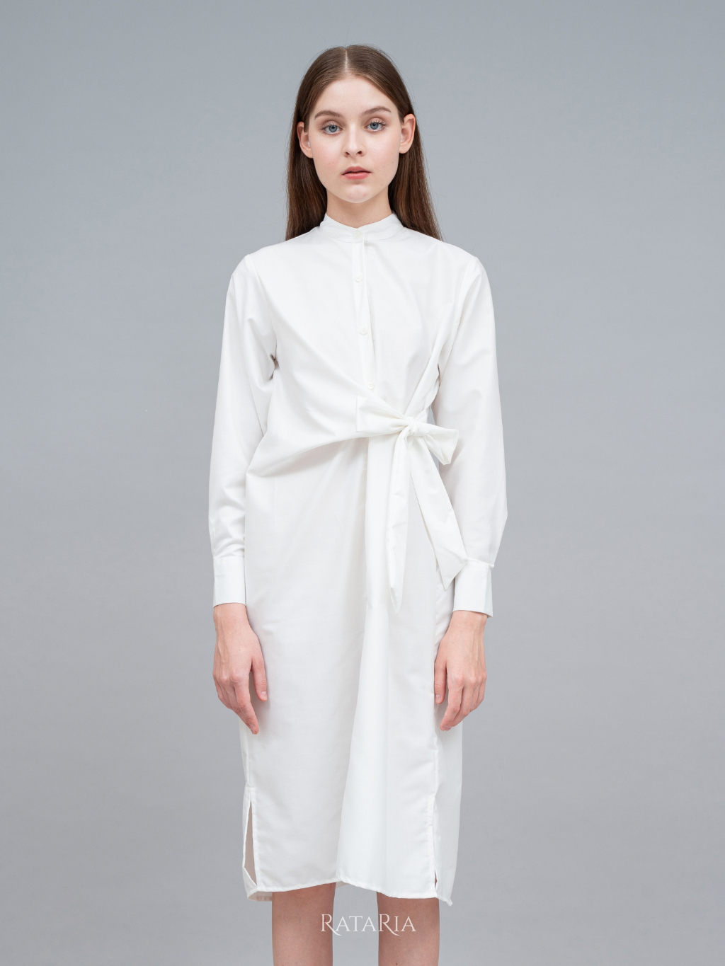 Jual Rataria - Blouse Dress Shanghai Serenity - Midi Dress Lengan ...
