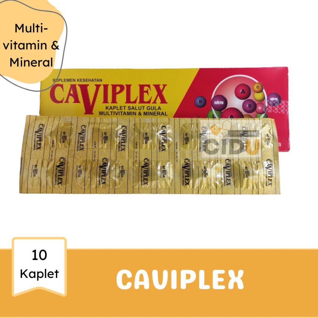 Jual CAVIPLEX KAPLET Multivitamin dan Mineral | Shopee Indonesia