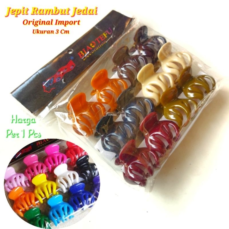 Jual JEPITAN RAMBUT JEDAI ORIGINAL IMPORT / JEPIT RAMBUT JEDAI UKURAN 3 ...