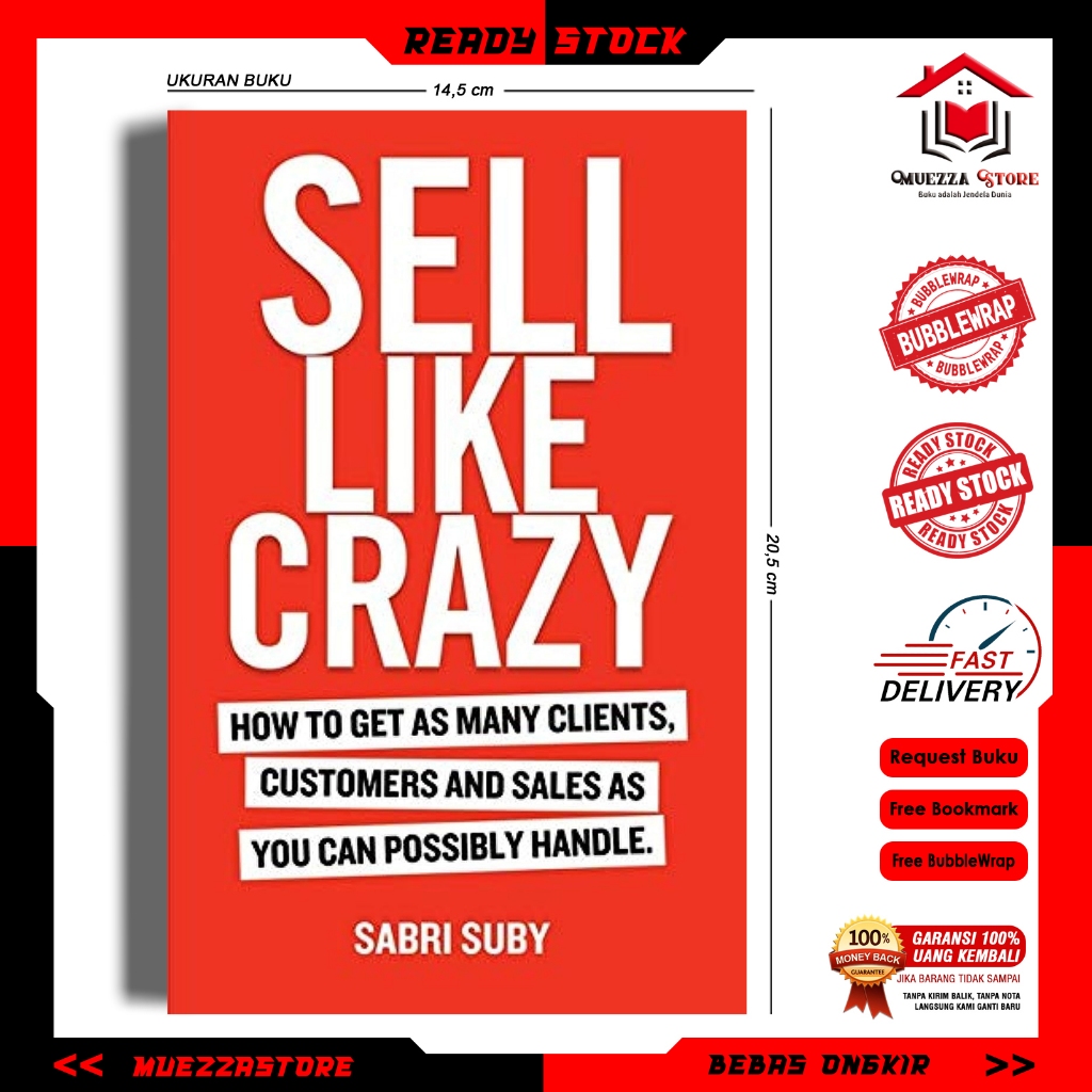 Jual Sell like Crazy by Sabri Subi (English/Indonesia) | Shopee Indonesia