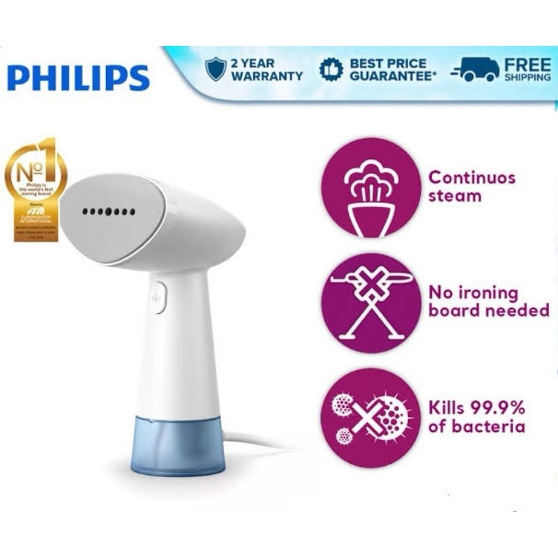 Jual Philips Setrika Uap Tangan STH1000/10 - Philips Handled Steamer ...