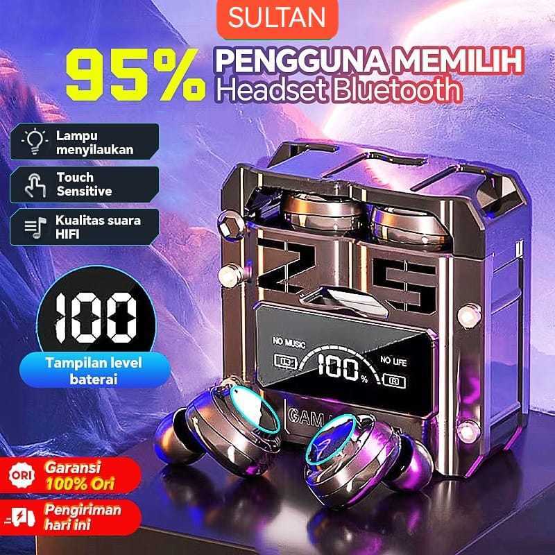 Jual TWS M25 Headset Bluetooth GAMING Earphone Bluetooth Wireless Bass ...