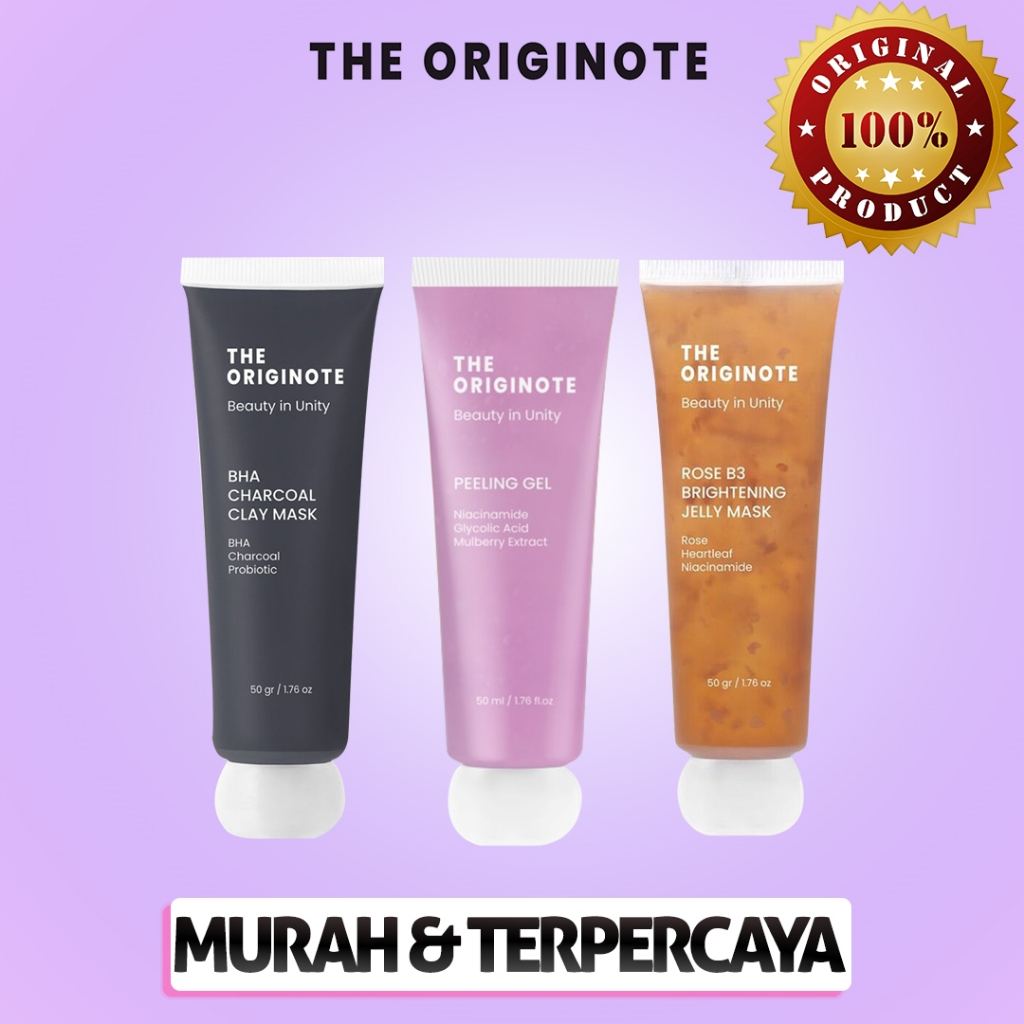 Jual THE ORIGINOTE SERIES ( CLAY MASK / JELLY MASK / PEELING GEL ...