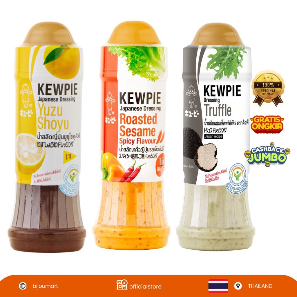 Jual [ THAILAND ORIGINAL 🇹🇭 ] KEWPIE SPECIAL SAUCE 1.KEWPIE Truffle 2 ...